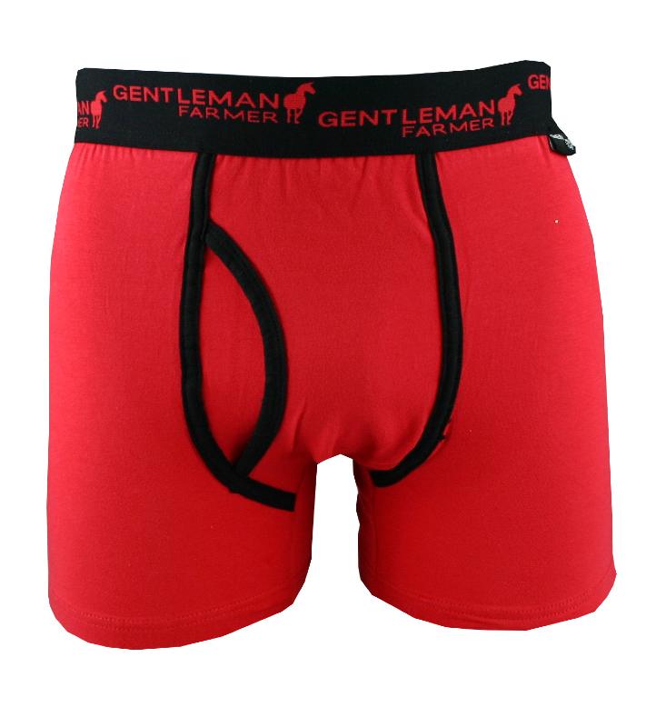 boxer homme gentleman farmer rouge