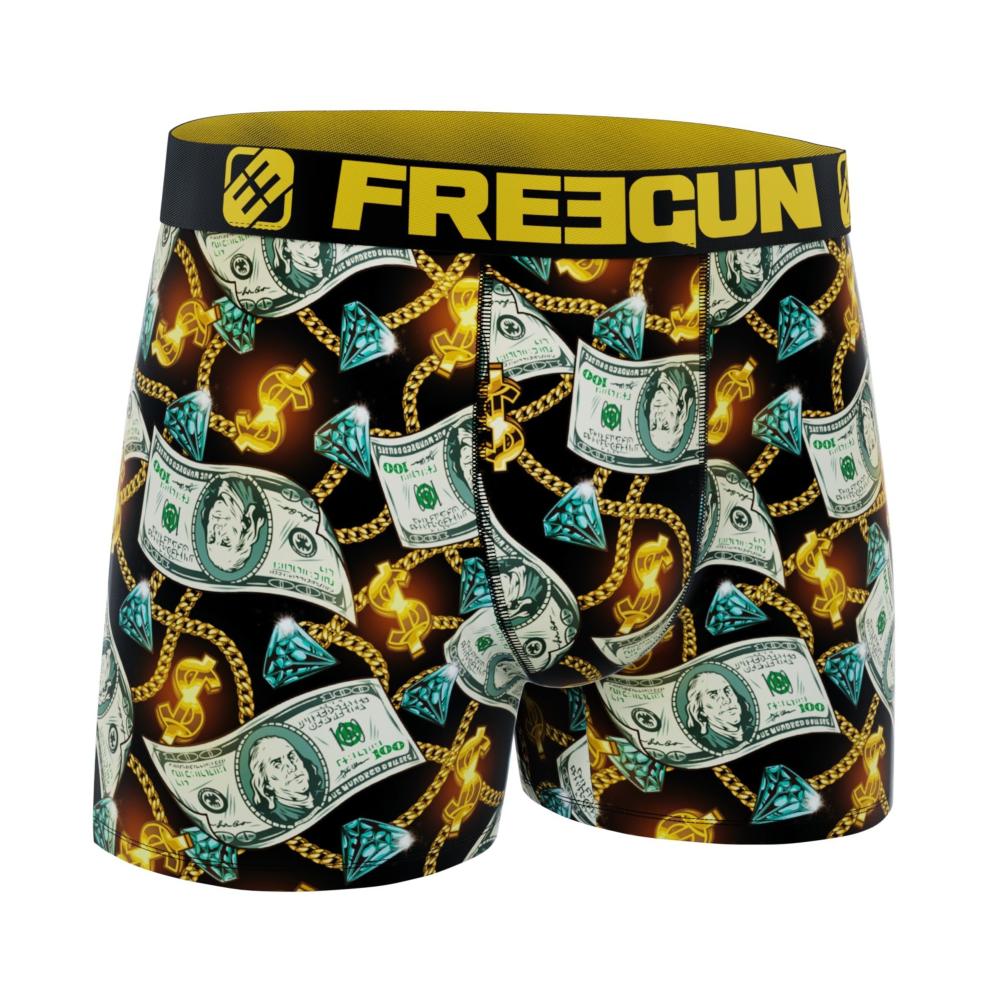 Boxer Fantaisie Freegun motif bling bling