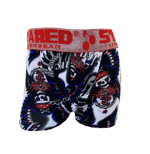 Boxer Enfant Marque stared motif ange
