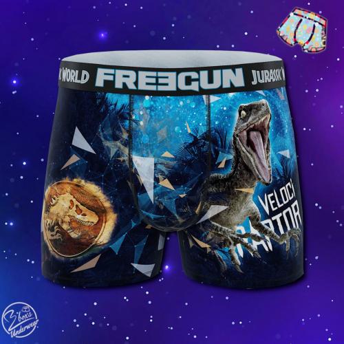 Boxer Fantaisie freegun motif jurassic Rator