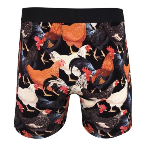 Boxer Good Luck Undies|Chickens|Boxer Fantaisie 🐓