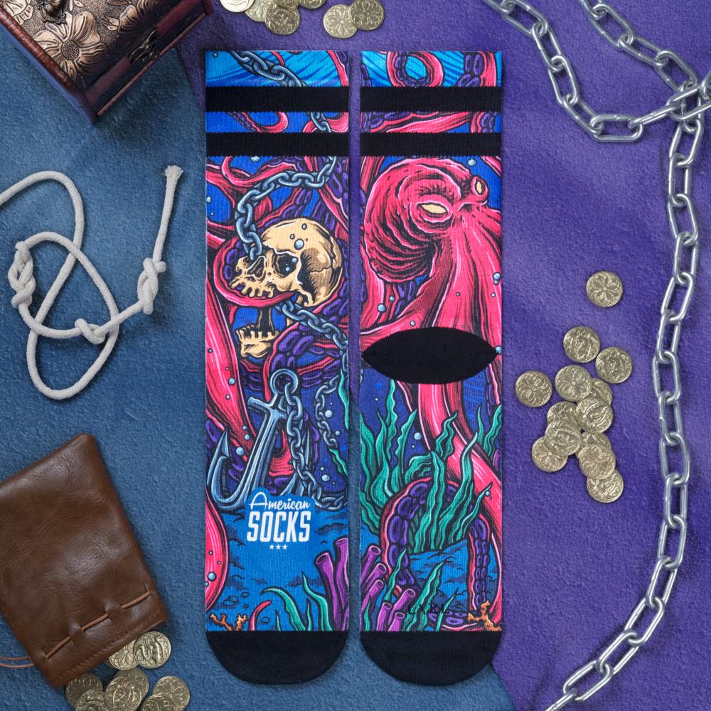 CHAUSSETTES AMERICAN SOCKS OCTOPUS